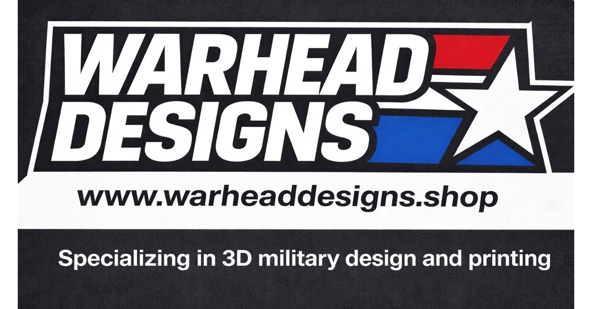 Custom 3d designs and 3d printing – Warhead Designs